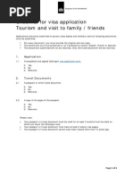 UK - VFS Checklist | PDF | Document | Government And Personhood