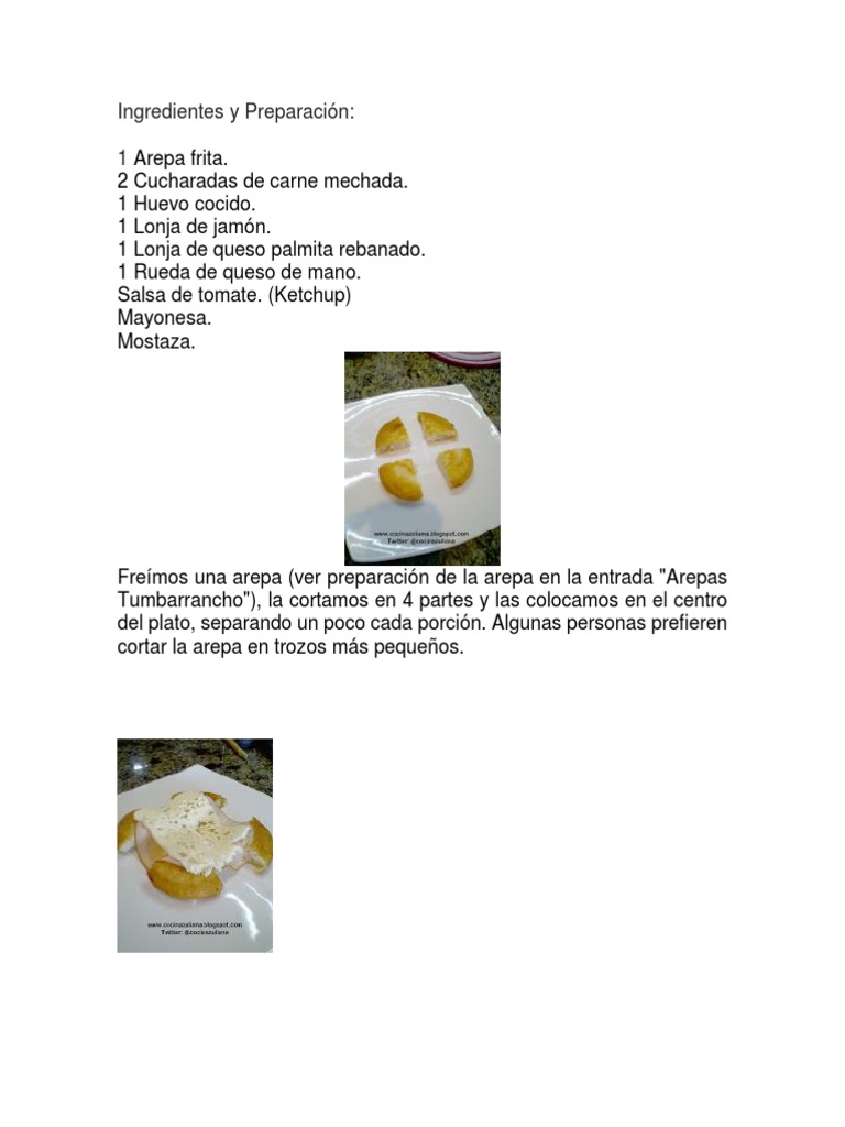 Arepa Cabimera | PDF | Cocina de las Americas | Cocina occidental