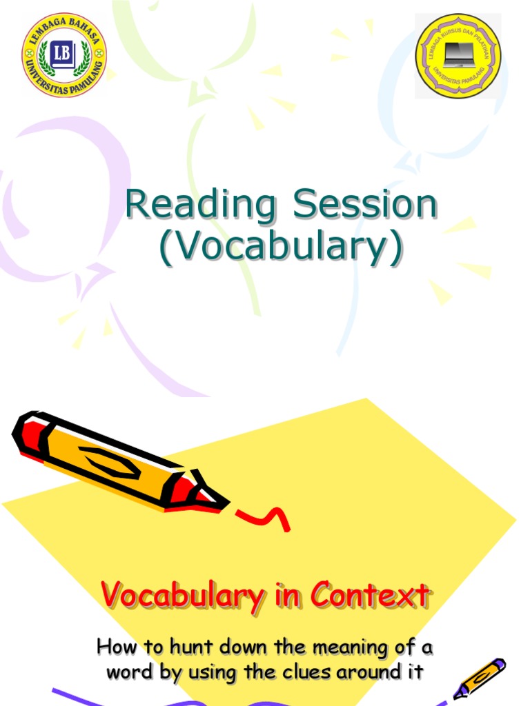 LB - Vocabulary in Context | PDF | Reading Comprehension | Vocabulary