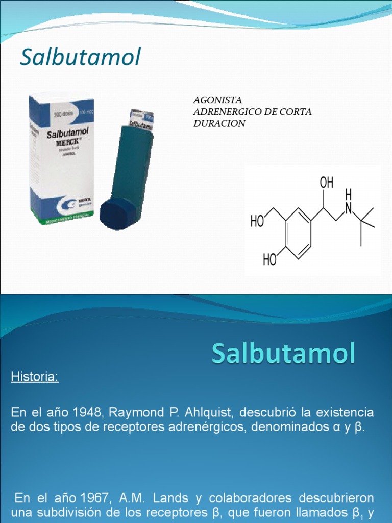 Salbutamol | PDF | Ciencias farmacéuticas | Tratamientos médicos