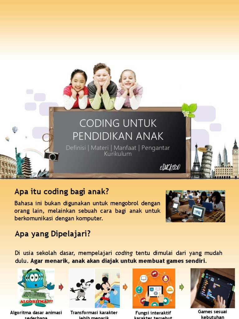 Panduan Coding untuk Anak SD | PDF | Game & Aktivitas | Komputer
