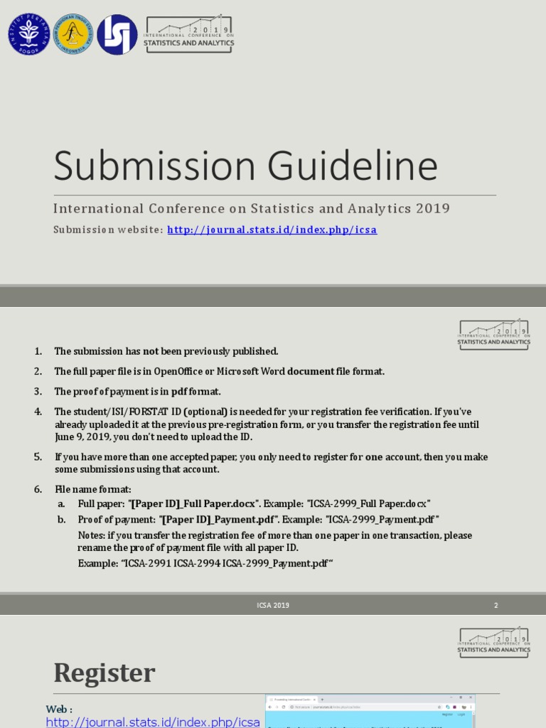 Full Paper Submission Guideline | PDF | Identity Document | Software