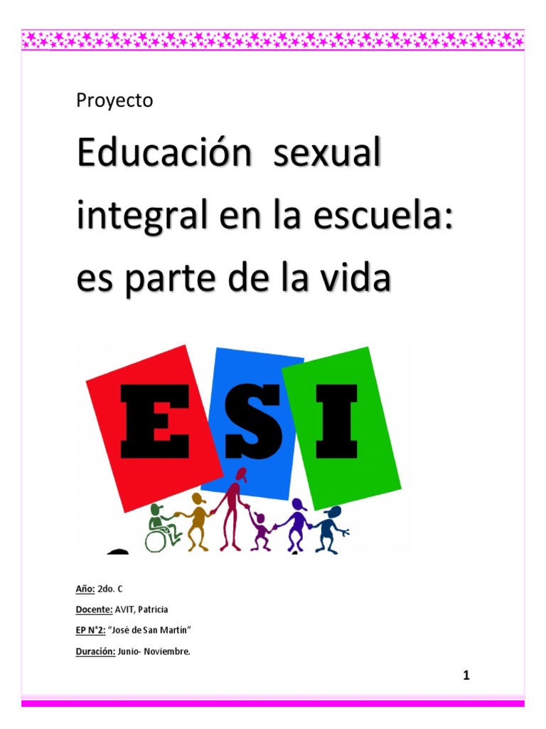 Proyecto Esi 2019 | PDF | Educación sexual | Conocimiento