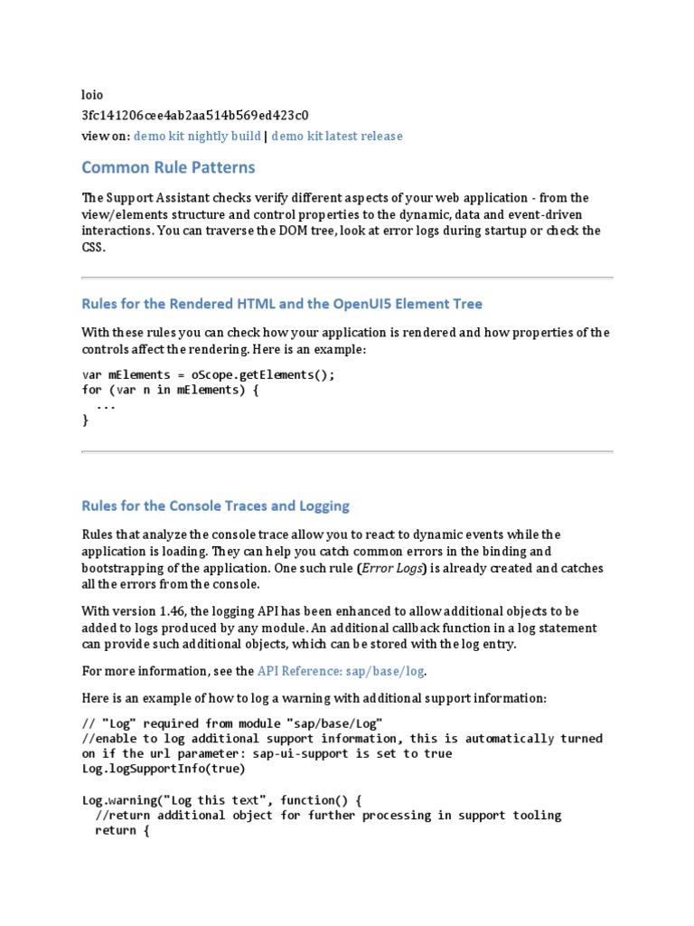 Common Rule Patterns 3fc1412 | PDF | Cascading Style Sheets | Software ...