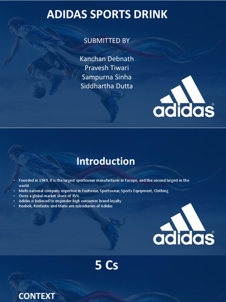 Adidas Sports Drink | PDF | Market (Economics) | Business Economics