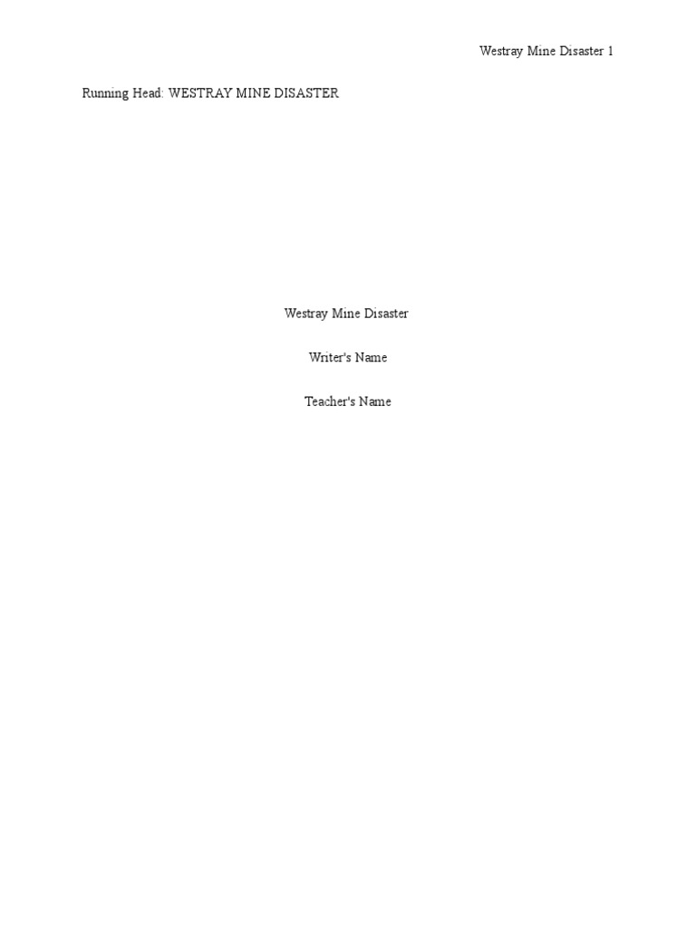 Westray Mine Disaster | PDF | Occupational Safety And Health | Economic ...