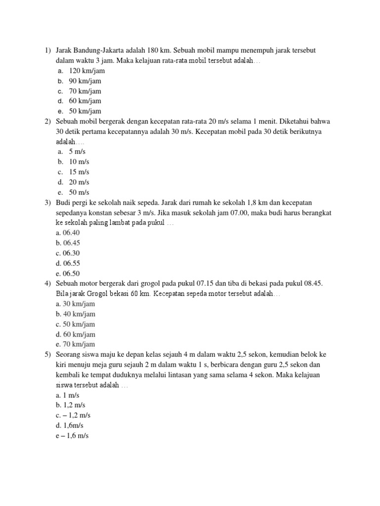 Soal Dan Pembahasan Fisika Dasar | PDF | Griya & Taman