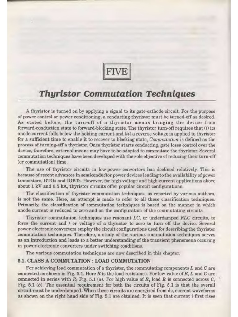 Commutation Circuits | PDF