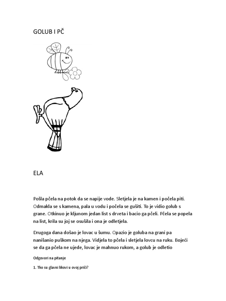 Golub I Pcela | PDF