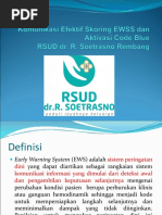 Panduan Early Warning Score System (EWSS) | PDF