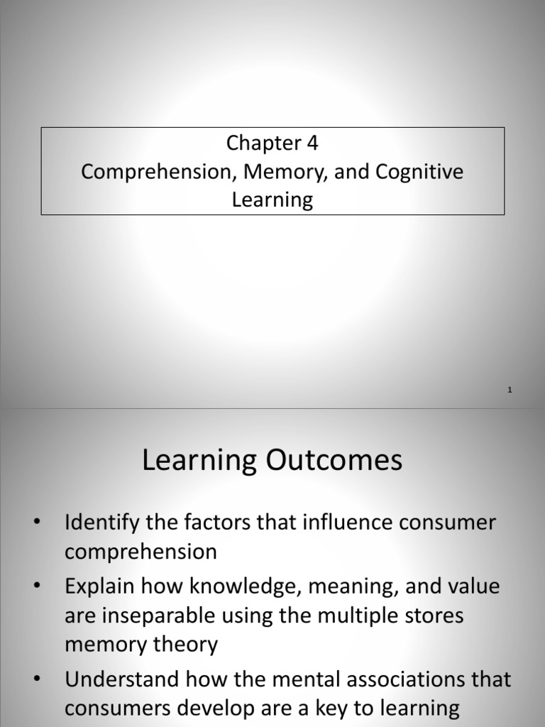 CB Chapter 4 | PDF | Schema (Psychology) | Memory