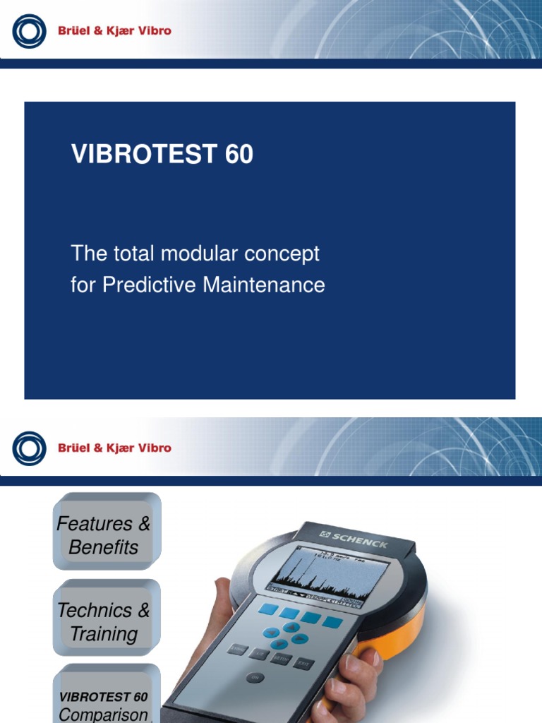 Vibrotest 60: The Total Modular Concept For Predictive Maintenance ...