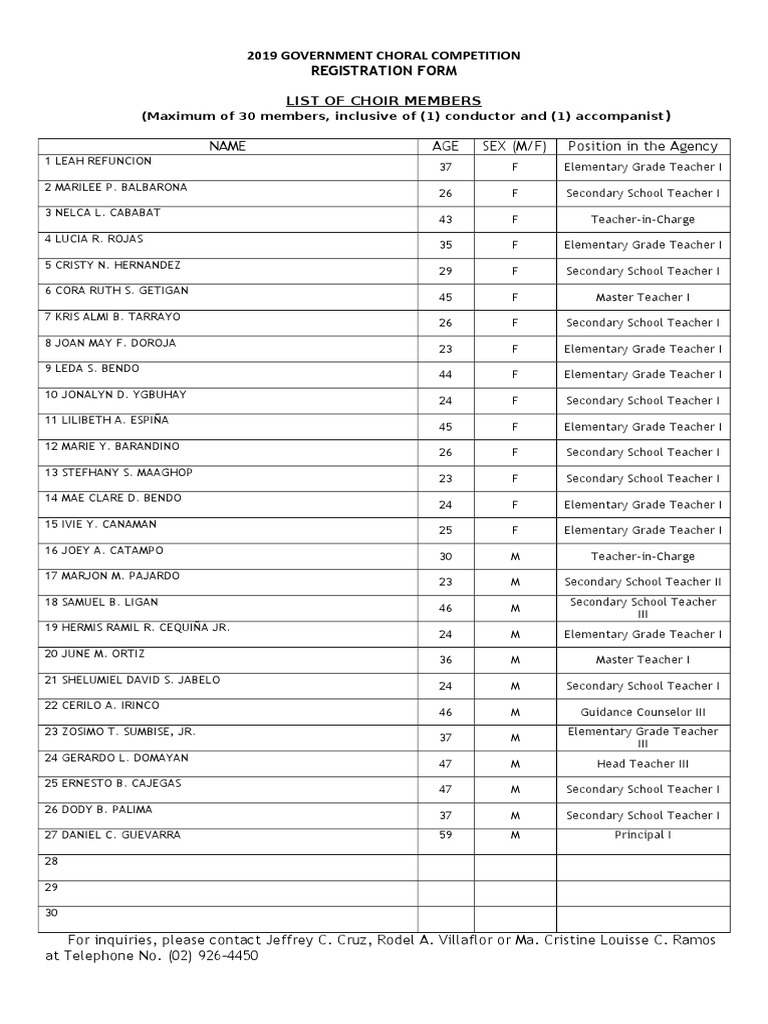 2019 GCC Registration Form Page 2 | PDF