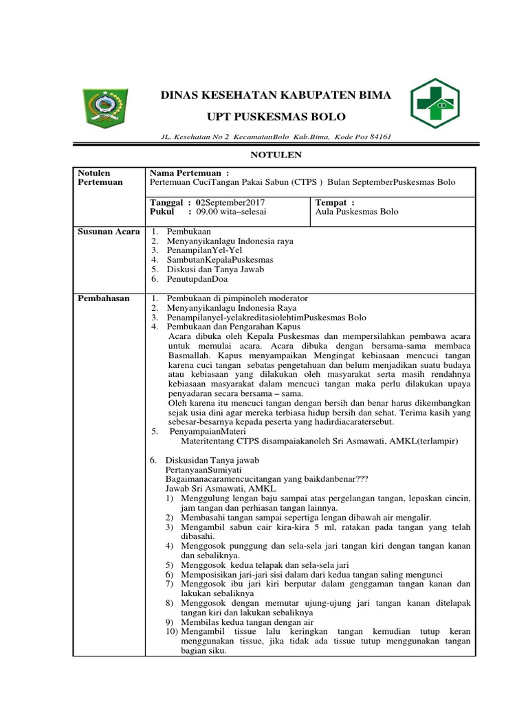 Notulen - Fix Ctps | PDF