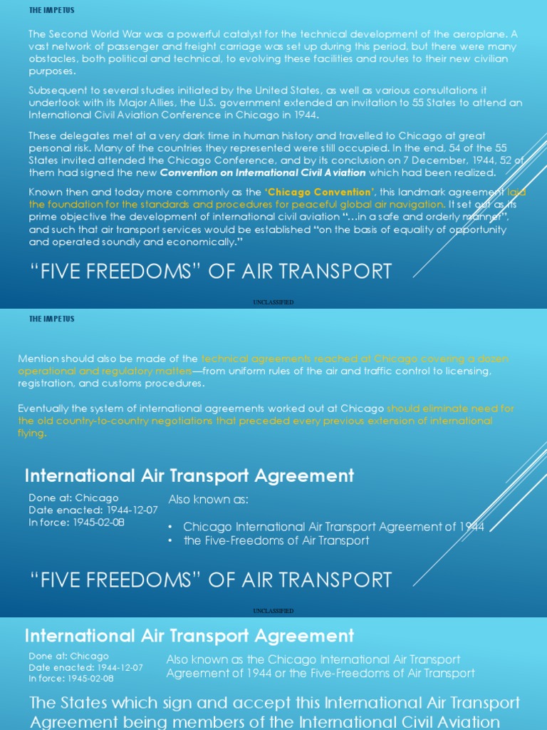 Five Freedoms of Air Transport | PDF | Aviation | International Relations