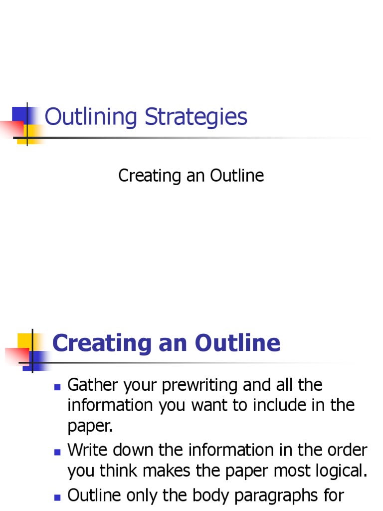 Outlining Strategies | PDF