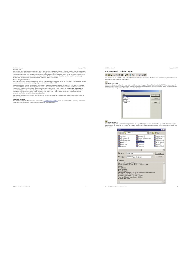4 5 2 General Toolbar Layout Rapt User Manual Rapt User Manual Pdf Menu Computing