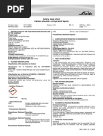E 4574 Carbon Dioxide Safety Data Sheet Sds | PDF | Toxicity | Firefighting