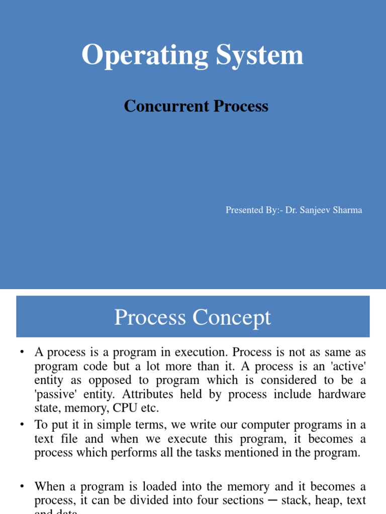 Operating System Concurrent Process Pdf Scheduling Computing Process Computing