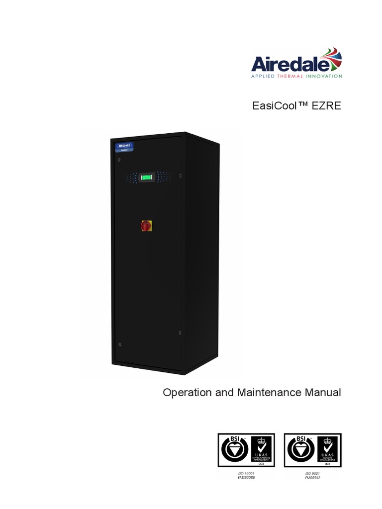 Airedale Operation and Maintenance | PDF | Hvac | Menu (Computing)
