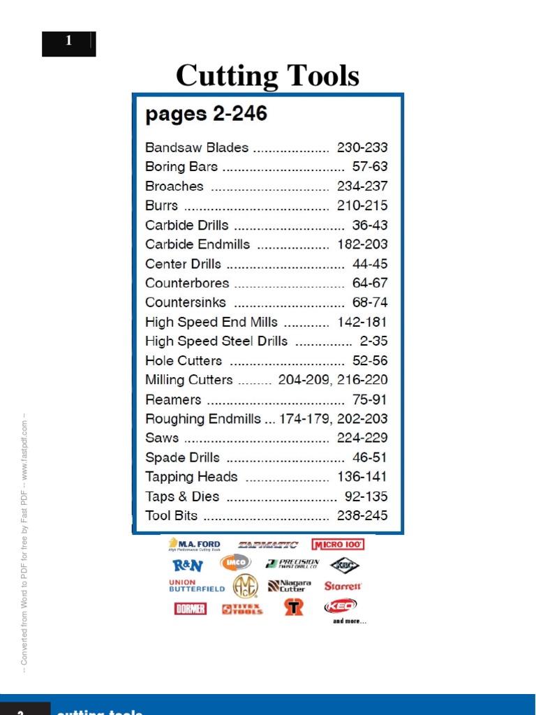 Cutting Tools | PDF | Drill | Drilling