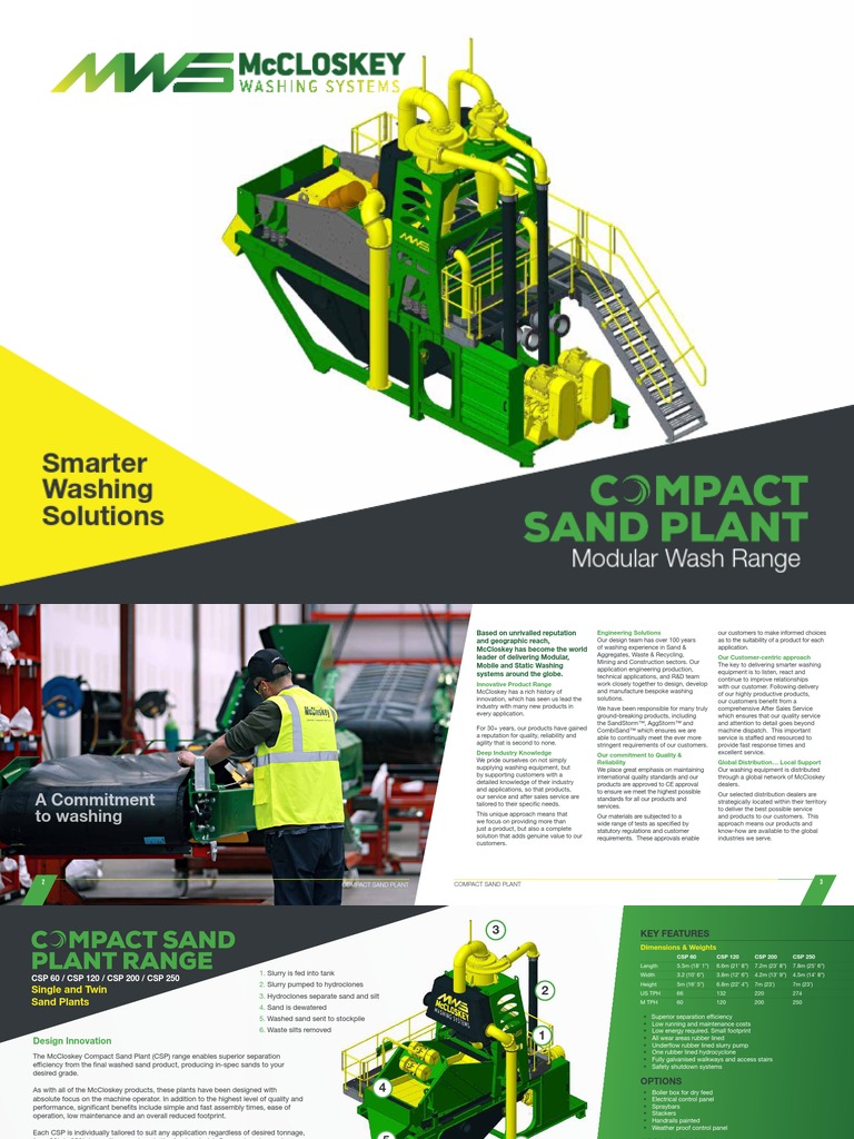 CSP Brochure | PDF | Construction Aggregate | Reliability Engineering