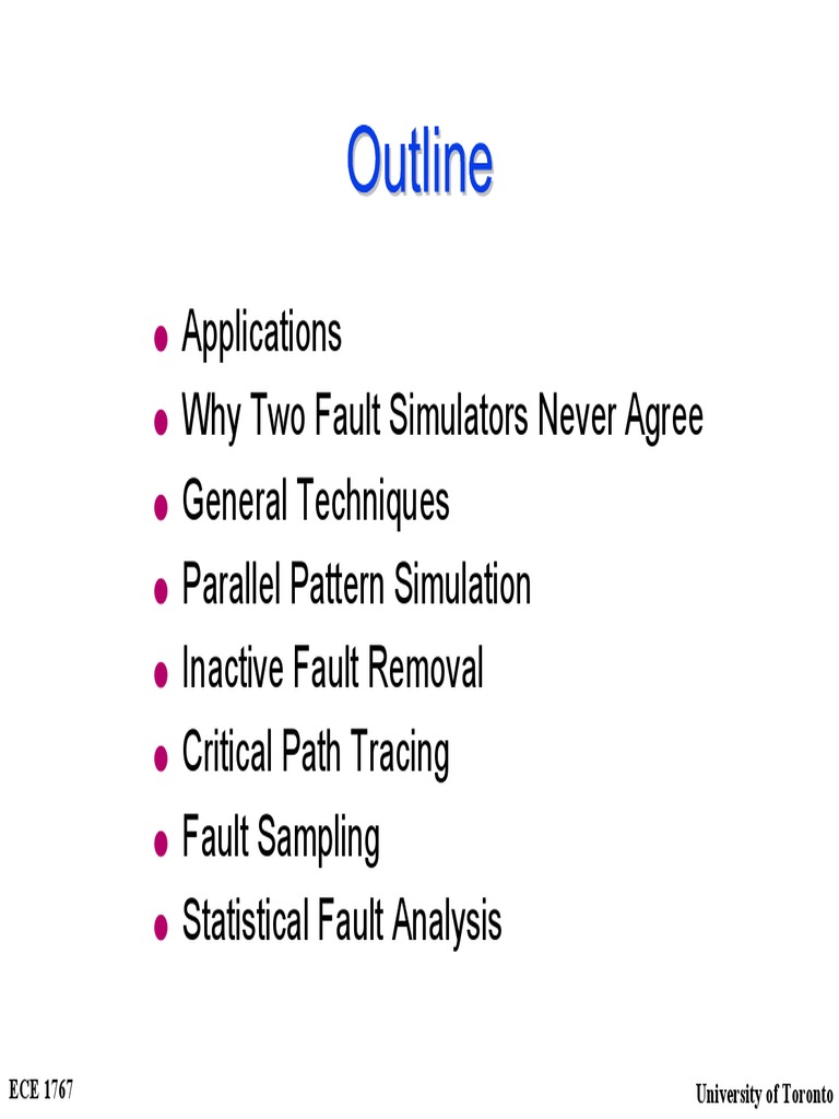 Fault Simulation | PDF | Logic Gate | Areas Of Computer Science