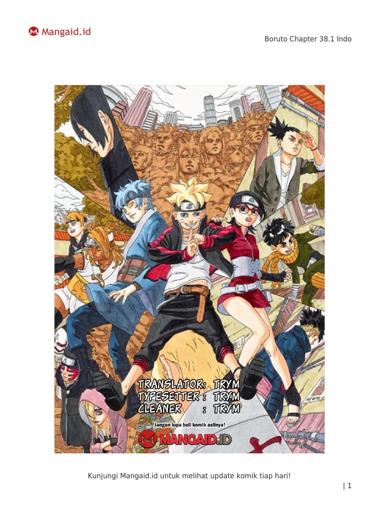 Mangaid - Id Boruto - Naruto Next Generations Chapter 38.1 | PDF