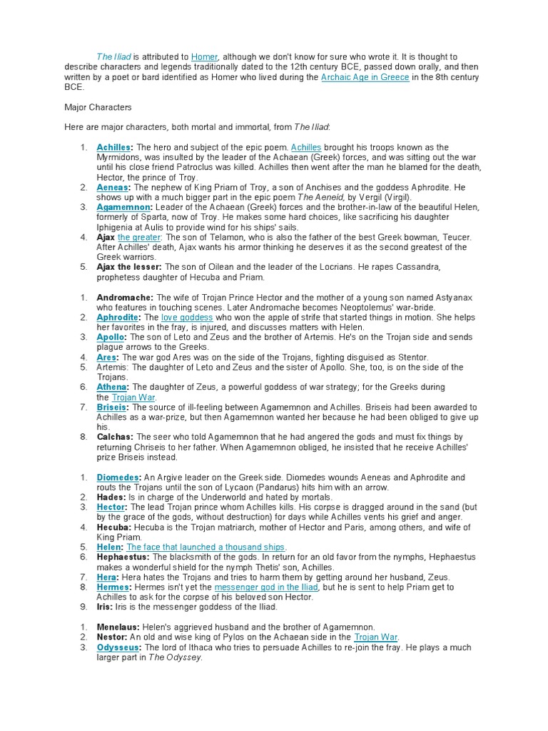 Iliad | PDF | Iliad | Achilles