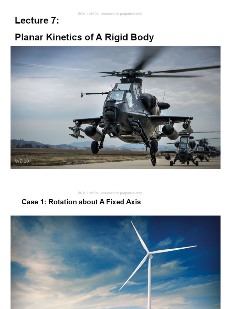 Rigid Body Kinetics PDF | PDF | Rotation Around A Fixed Axis | Angular Momentum