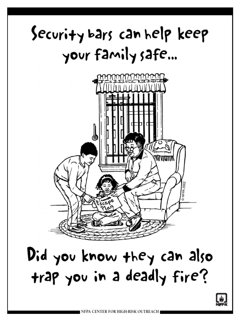 Security Bars Can Help Keep Your Family Safe... : Nfpa Center For High ...