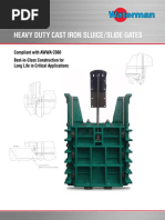 Rodney Hunt Fabricated Slide Gates | PDF | Structural Steel | Extrusion