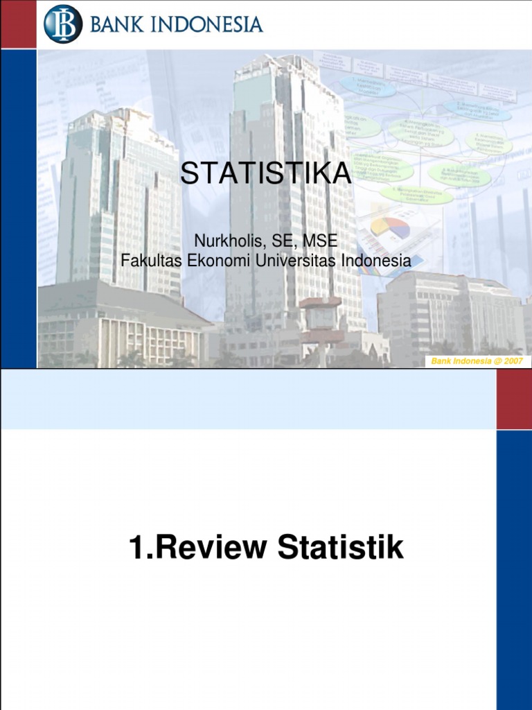 Statistika Dasar Dan Probabilitas | PDF | Pengembangan Diri
