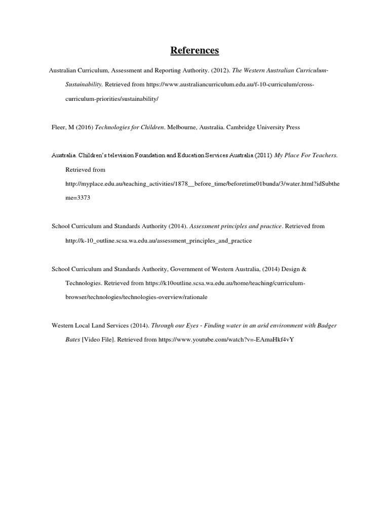 References Science | PDF