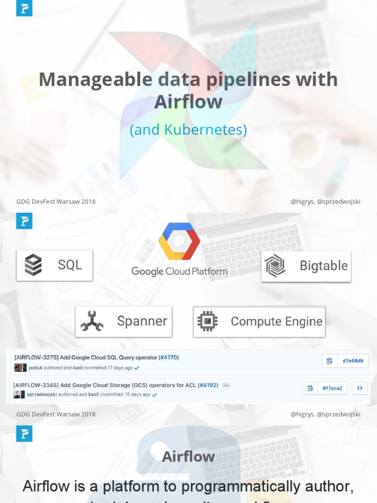 Pywaw 80 Manageable Data Pipelines With Airflow and Kubernetes | PDF ...
