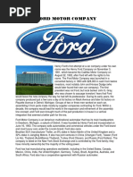 Ford Motor Company CEO History | PDF | Vehicle Industry | Ford Motor ...