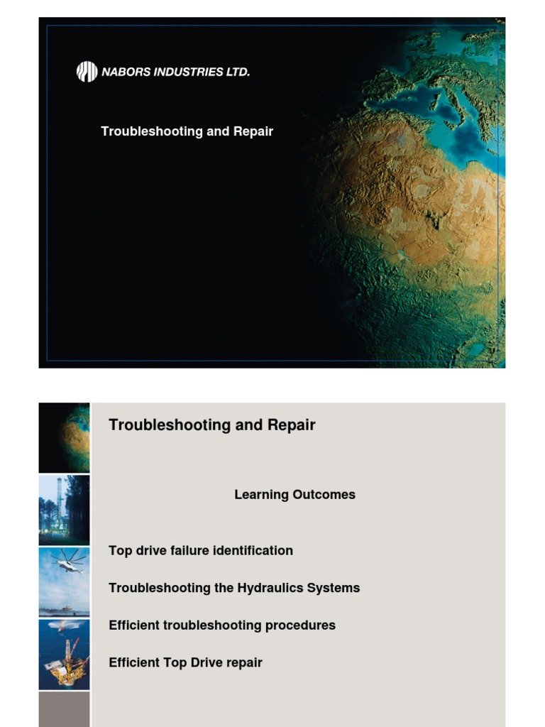 7 Top Drive Troubleshooting and Repair | PDF