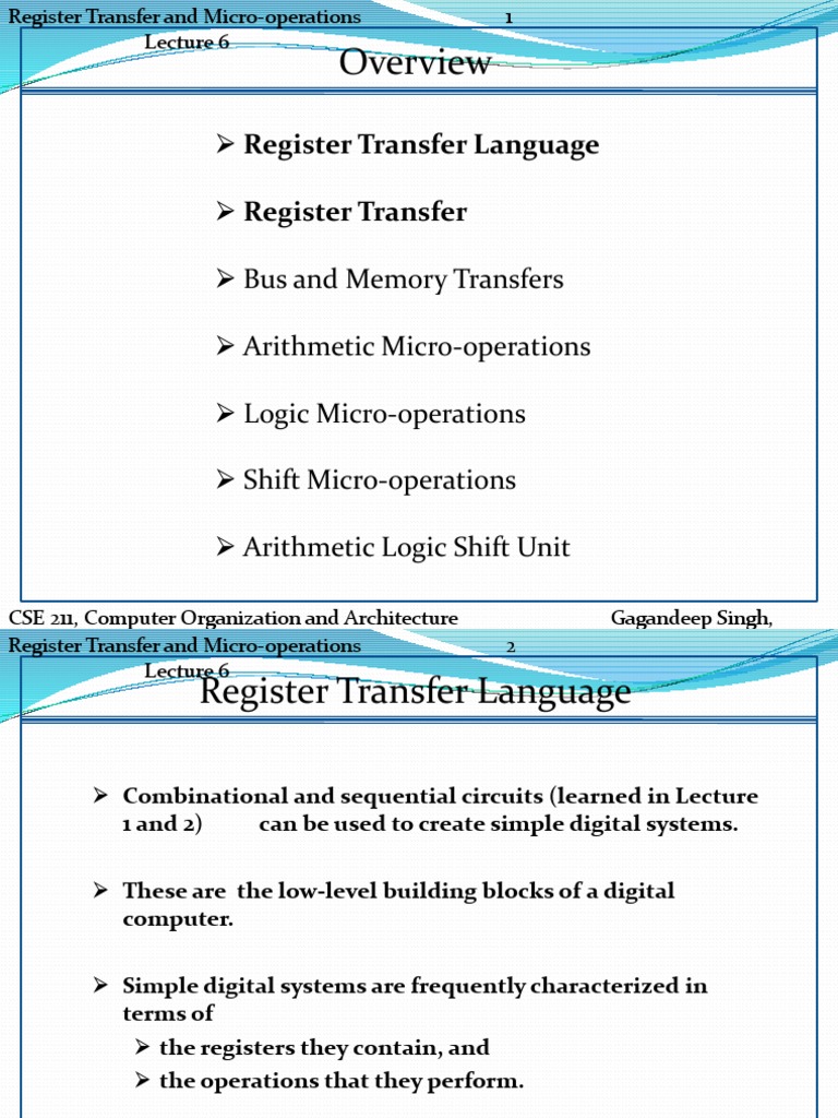 Cse 211 Notes | PDF | Digital Electronics | Programming Language