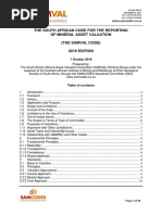 Code Samrec PDF | PDF | Minerals | Mining