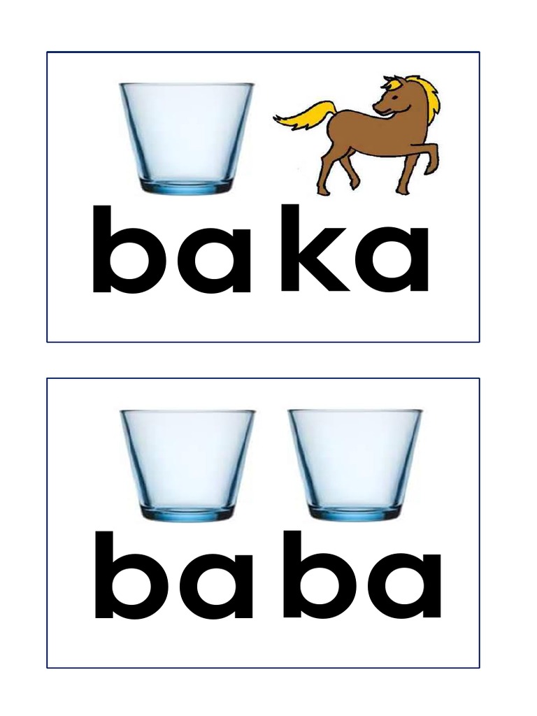 Abakada Flash Cards 1 | PDF