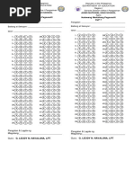 Bubble Answer Sheet 1-50 | PDF