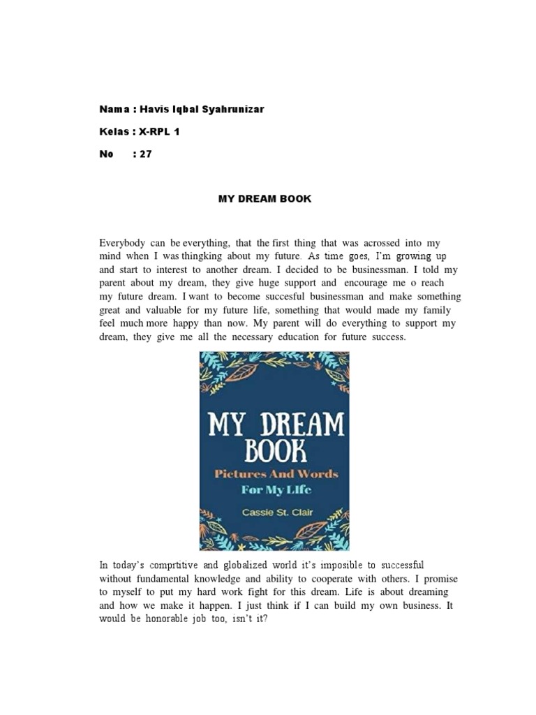 My Dream Book | PDF