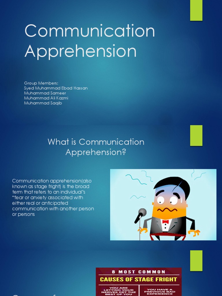 Overcome Communication Apprehension | PDF