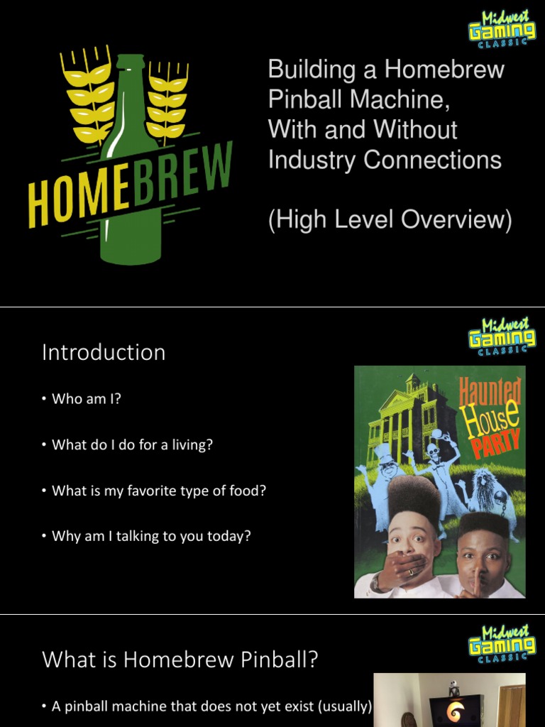 Homebrew Pinball Machine Guide | PDF | Computing | Leisure