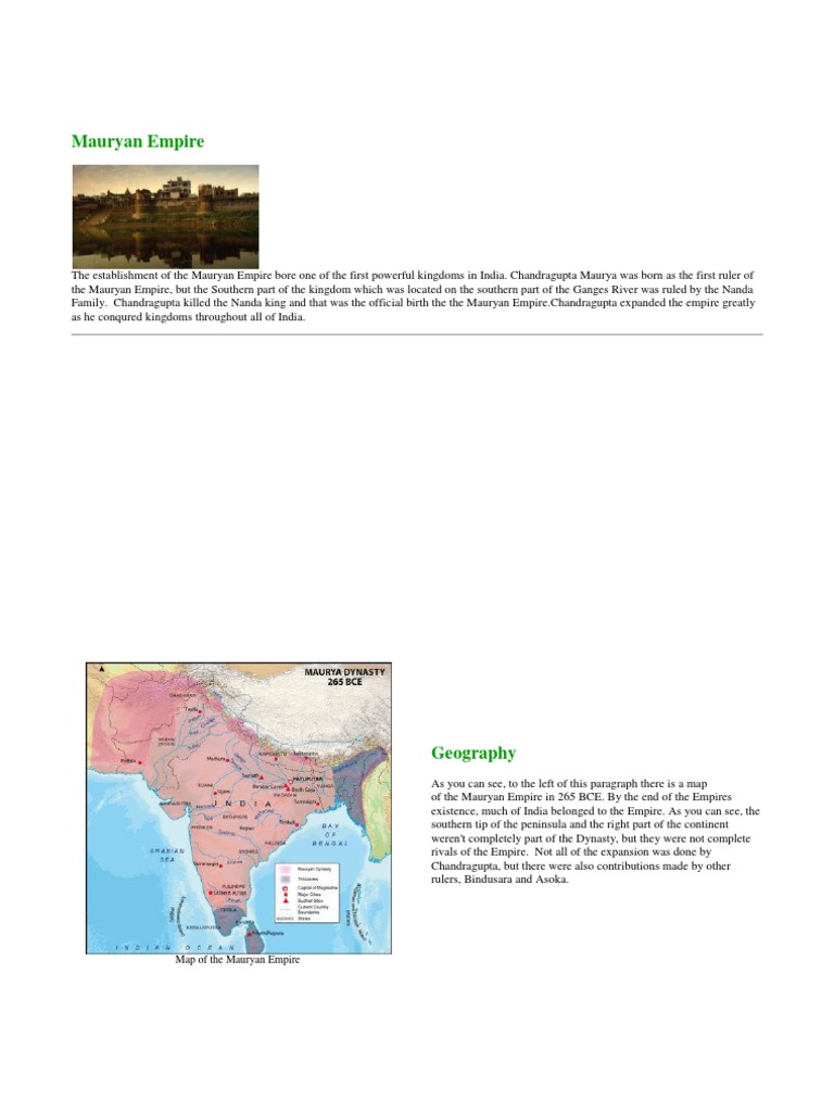 Mauryan Empire | Download Free PDF | Ashoka | Unrest