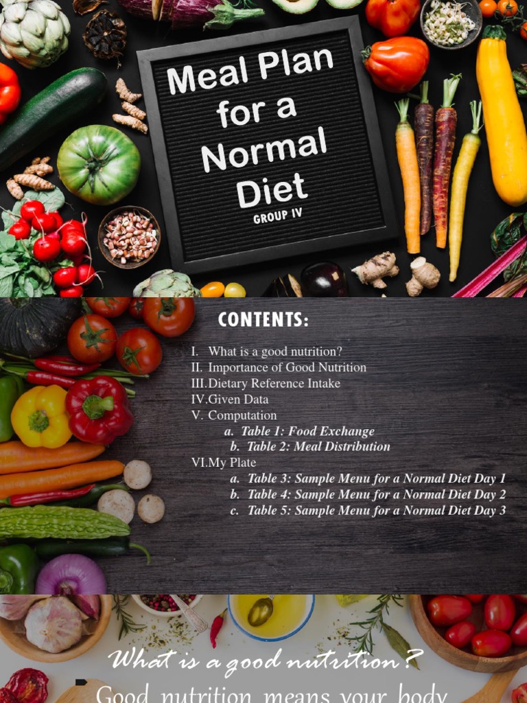 Meal Plan | PDF | Nutrition | Diet & Nutrition