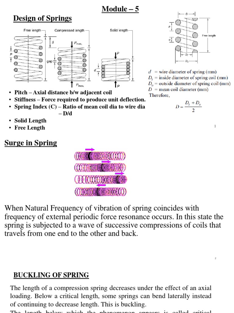 Spring Design Principles and Buckling | PDF | History