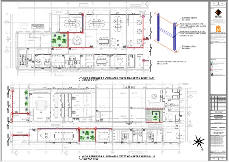 Planos Centro de Control | PDF | Materiales de construcción | Naturaleza