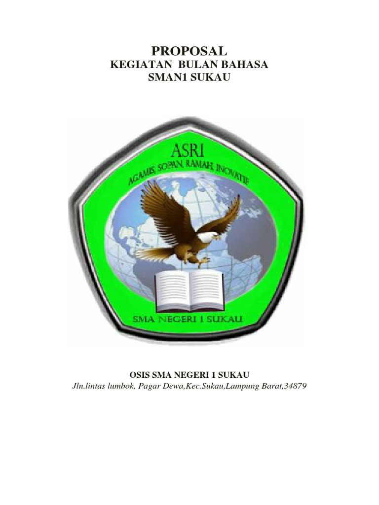 Proposal Bulan Bahasa 2019 | PDF