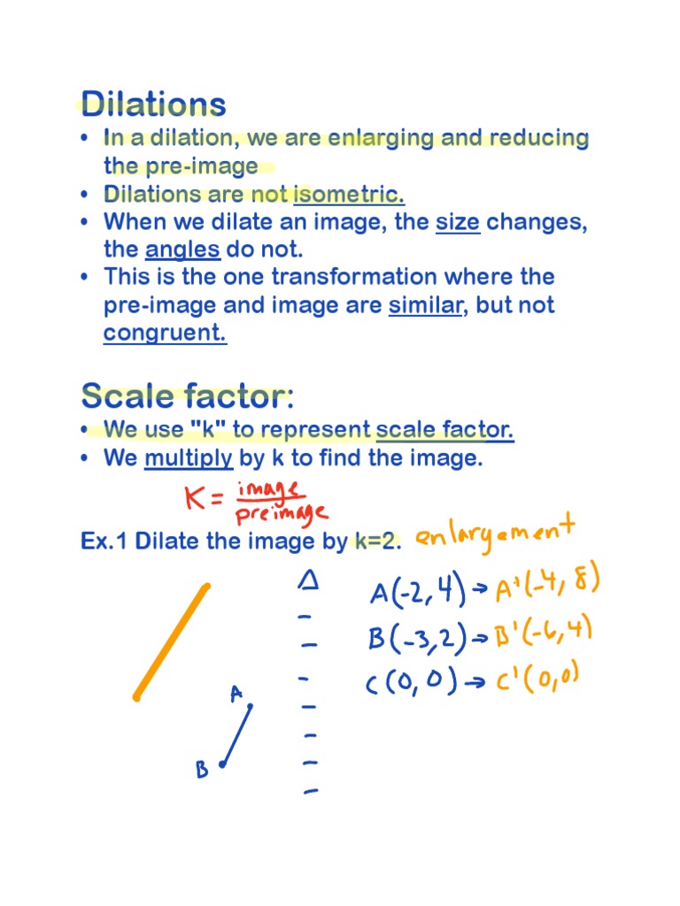 Geometry Unit 3 Similarity | PDF